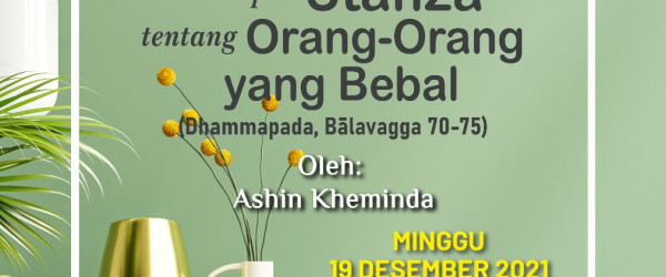 Dhammapada syair 70-75 - Dhammavihārī Buddhist Studies